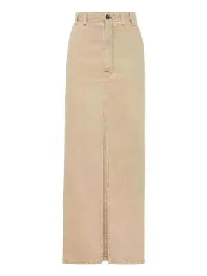 Brunello Cucinelli Bead-embellished Skirt - Neutrals