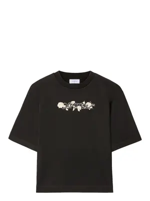 Off-White Bookish Roses T-shirt - Black