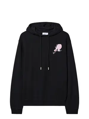 Off-White Roses Arrows Hoodie - Black