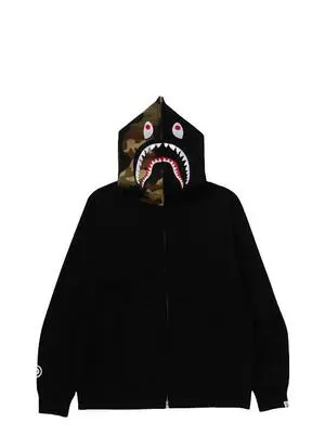 A BATHING APE Shark Full Zip Hoodie - Black