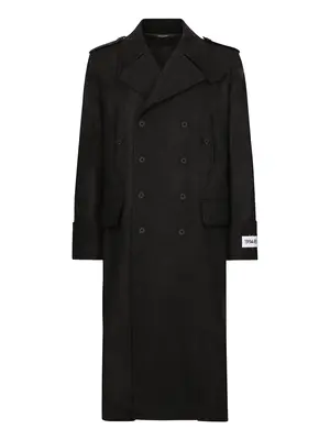 Dolce & Gabbana Double-breasted Pea Coat - Grey
