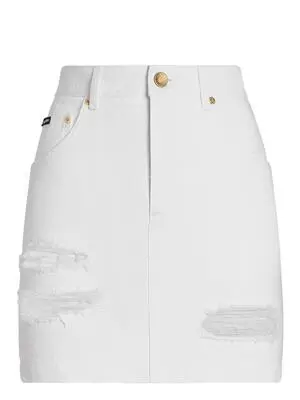 Dolce & Gabbana Denim Mini Skirt - Multicolor
