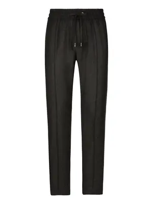 Dolce & Gabbana Flannel Jogging Pants - Grey