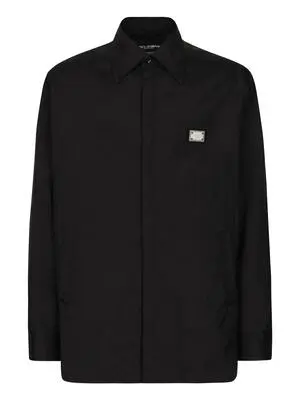 Dolce & Gabbana Technical Fabric Shirt With Tag - Black