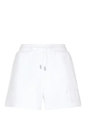 DOLCE & GABBANA Dolce & Gabbana Jersey Shorts With Embossed Logo