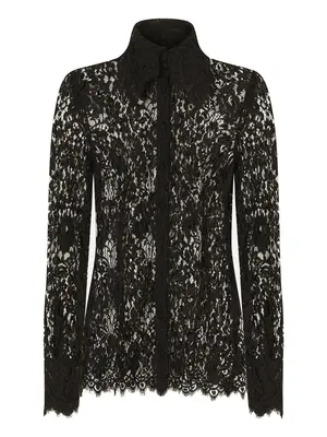 Dolce & Gabbana Lace Shirt - Black