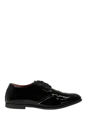 Dolce & Gabbana Patent Leather Derby Shoes - Black