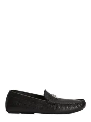 Dolce & Gabbana Deerskin Driver Loafers - Black
