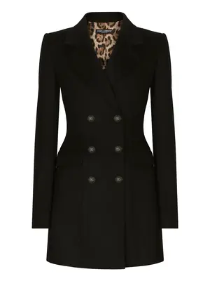 Dolce & Gabbana Wool And Cashmere Turlington Jacket - Black