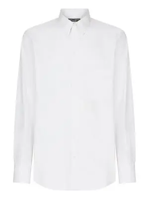 Dolce & Gabbana Striped Poplin Martini-fit Shirt - Multicolor
