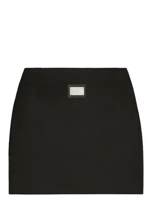 DOLCE & GABBANA Dolce & Gabbana Ottoman Mini Skirt