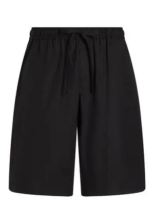 Dolce & Gabbana Cotton Jogging Shorts - Black