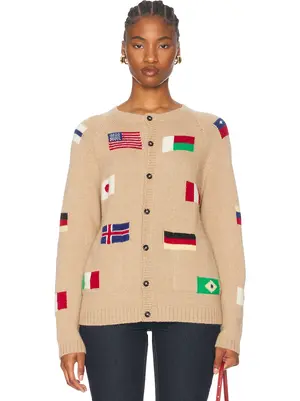 BODE Round The World Cardigan - Tan