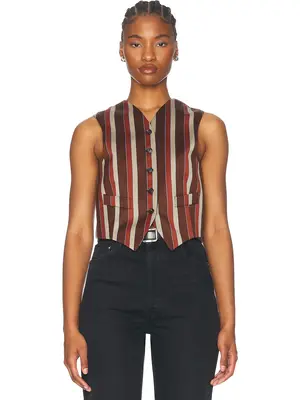 BODE Arizona Stripe Waistcoat - Multi