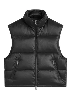 COLE BUXTON Ripstop Down Gilet - Black