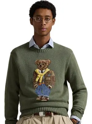 Polo Ralph Lauren Polo Bear Crewneck Sweater Lovette Heather