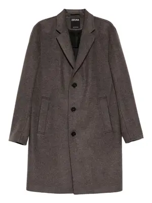 Zegna Cashmere Coat - Brown