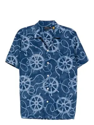 Polo Ralph Lauren Ships Wheel Vacation Shirt - Blue