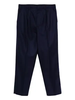 Zegna Tapered-leg Trousers - Blue