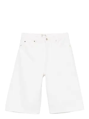 FRAME Cotton Shorts - White