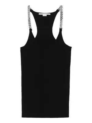 Stella McCartney Chain-link Detail Tank Top - Black