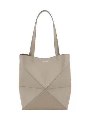 Loewe LOEWE Medium Puzzle Fold Tote Bag Neutrals