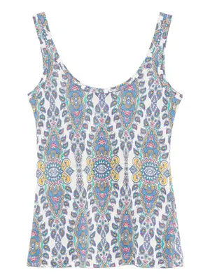 Etro Graphic-print Top - Blue