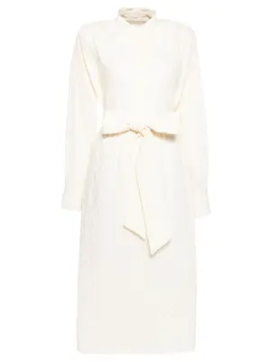 FORME D'EXPRESSION Cotton Shirt Dress - Neutrals
