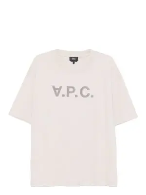 A.p.c. Oversize Grand Vpc T-shirt - Neutrals