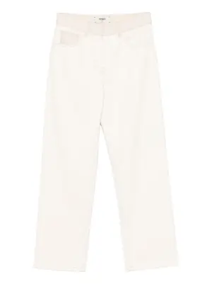 Fendi Ff Jeans - White