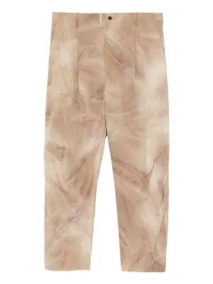 FORME D'EXPRESSION Tie-dye Trousers - Brown