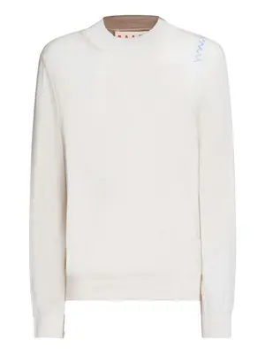 Marni Colourblock Sweater - White