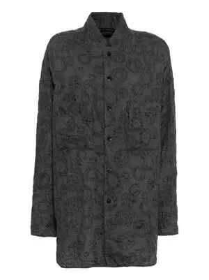 FORME D'EXPRESSION All-over Floral Shirt - Grey