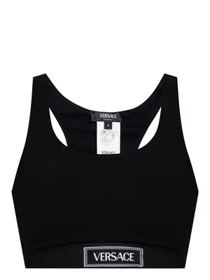 Versace Logo Top - Black