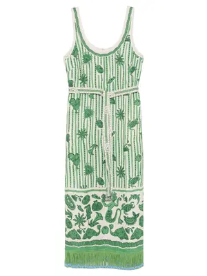 ALEMAIS Lula Maxi Dress - Green