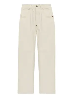 MAISON MARGIELA Buckled Straight Jeans - Neutrals
