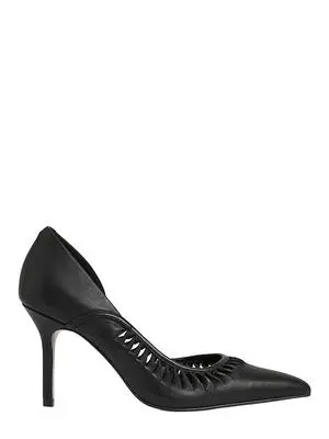 REISS Marlene Court High Heel Shoes - Black