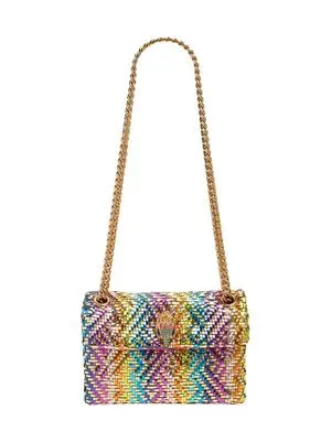 Kurt Geiger Mini Kensington Crossbody Bag - Gold Multi