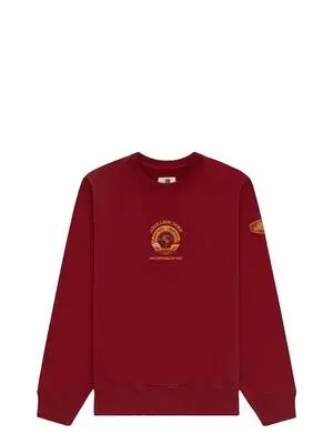 Aimé Leon Dore X Porsche 993 Turbo Embroidered Crewneck Sweatshirt - Merlot