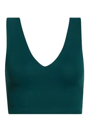 Free People Never Better Crop Tank - Evergreen