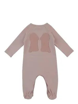 NOGGIWEAR Wings Footie - Pale Pink