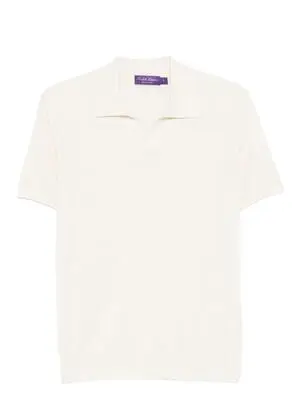 Ralph Lauren Purple Label Johnny Polo Shirt - Neutrals