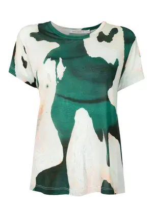LENNY NIEMEYER Abstract-print T-shirt - Green