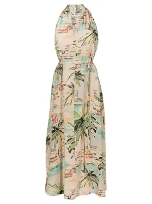 LENNY NIEMEYER Lenco Silk Midi Dress - Multicolour