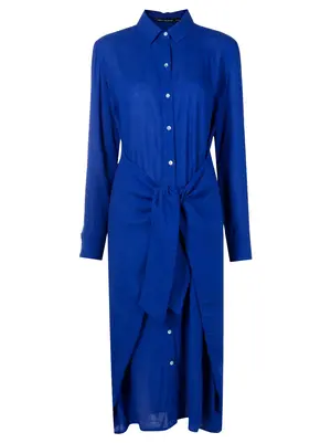 LENNY NIEMEYER Tie-waist Shirtdress - Blue