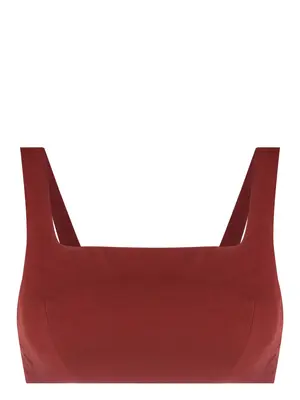 LENNY NIEMEYER Square-neck Cropped Top - Brown