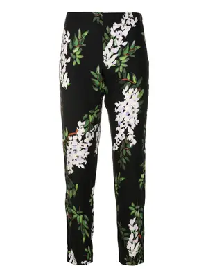LENNY NIEMEYER Lenny Niemeyer Floral-Print Silk Trousers