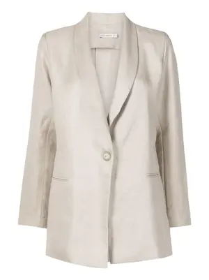 LENNY NIEMEYER Lenny Niemeyer Single-Breasted Linen Blazer