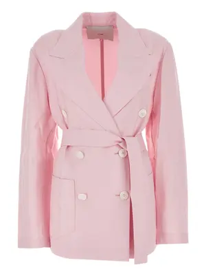 SETCHU Origami Double-breasted Blazer - Pink