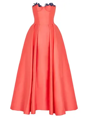 Sabina Bilenko Mariastella Gown - Orange